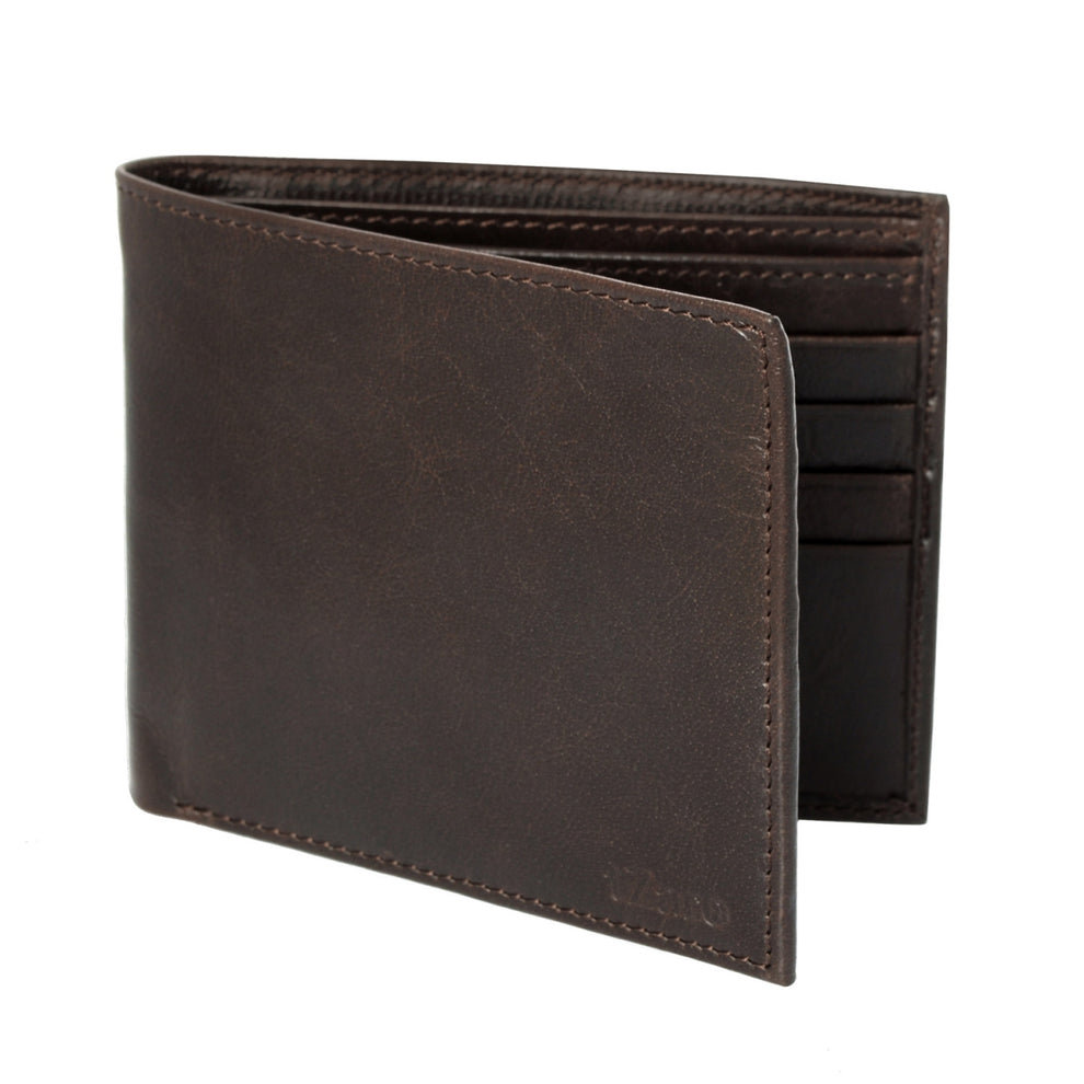 Buy Brown Genuine Leather Wallet with Credit Card Holder - TZARO