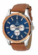 Buy Men's Tan Leather Strap Watch | Multifunction Watch - TZARO