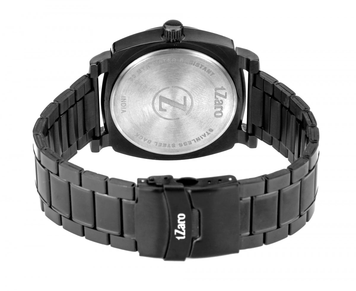 Shop for Black Chain Multi Function Wrist Watch for Men - TZARO – Tzaro