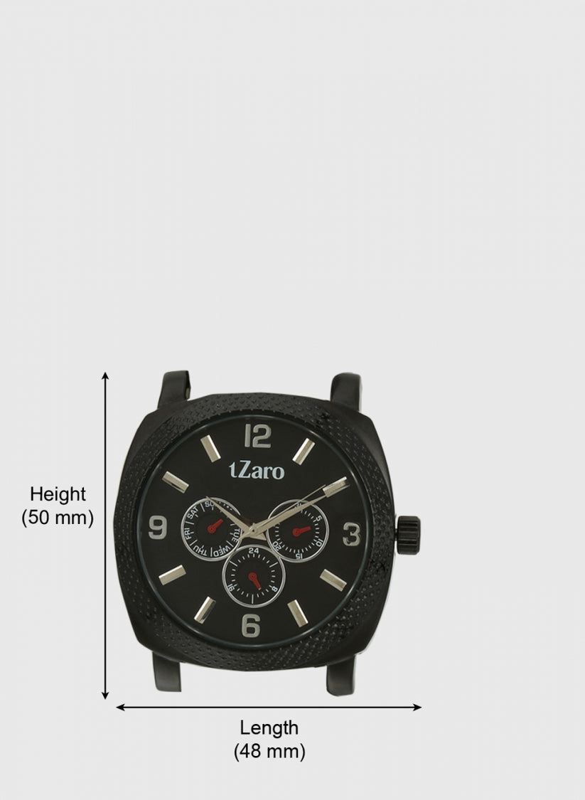 Shop for Black Chain Multi Function Wrist Watch for Men - TZARO – Tzaro